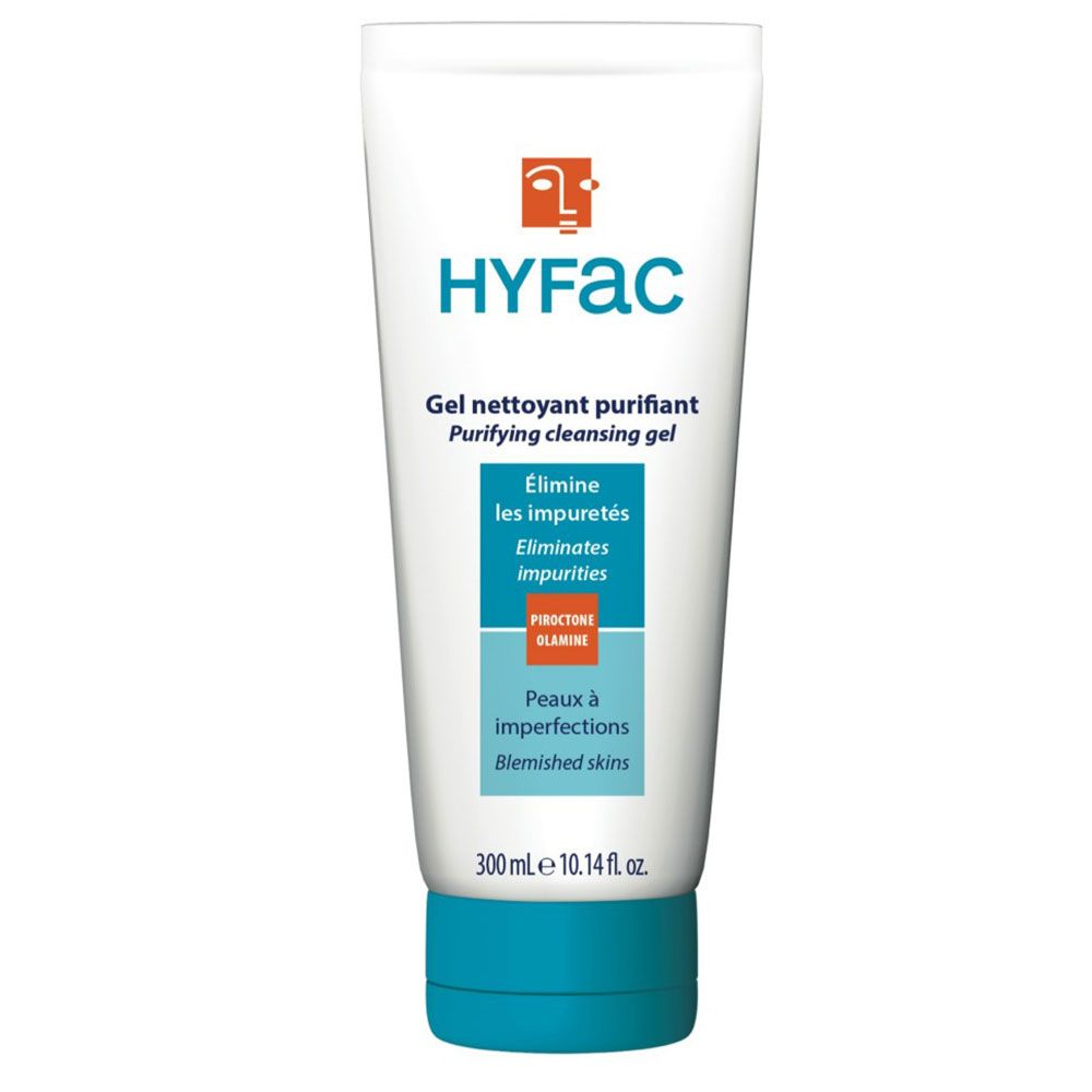 Hyfac Gel Dermatologique Nettoyant Visage Et Corps 300ml - ParaNova
